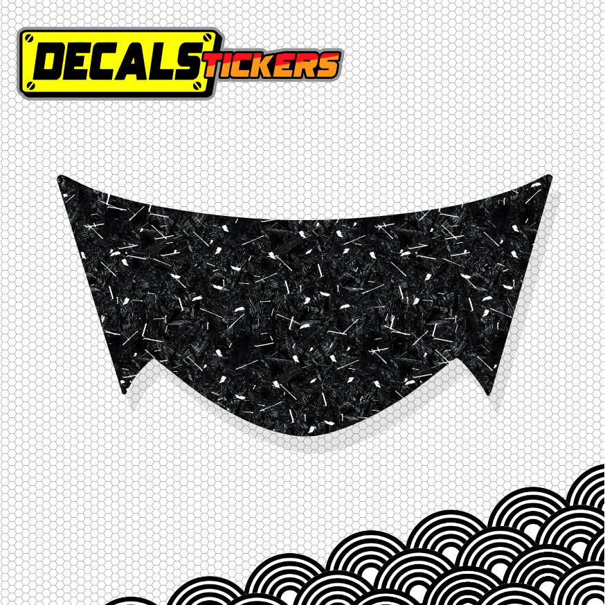 smash 115 visor sticker decal forged carbon honeycomb | Shopee Philippines