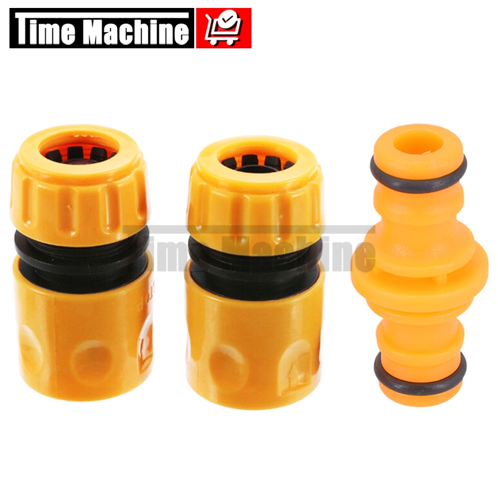 3pcs PVC Connector Quick Coupling Garden Hose Connector Adapter Quick ...