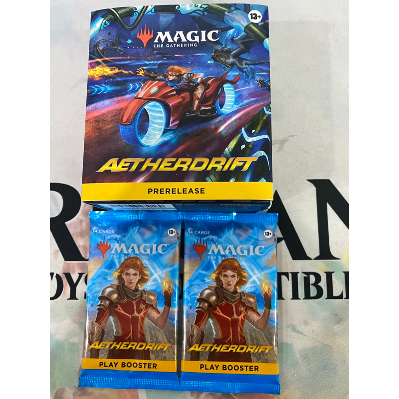 MTG – Aetherdrift Prerelease Pack with 2 Play Booster Packs | Shopee ...
