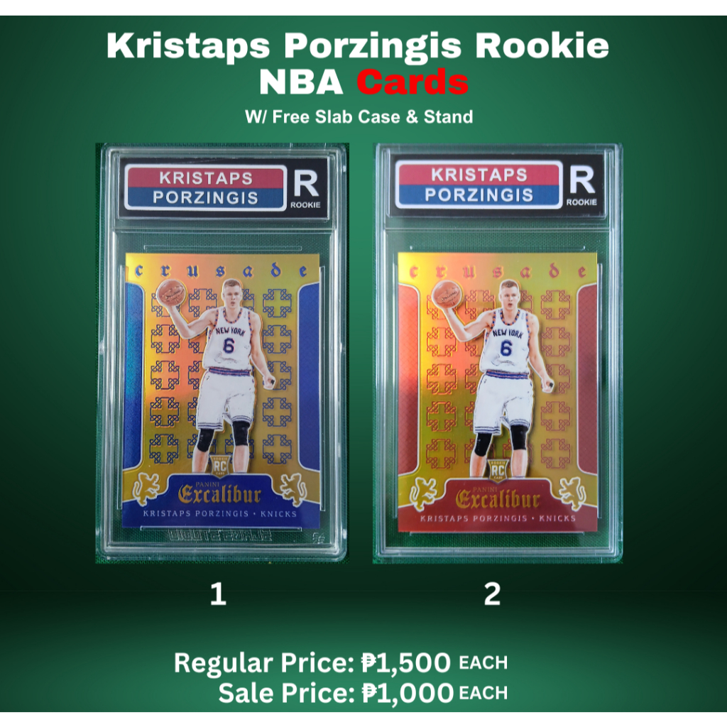 Kristaps Porzingis 2016 Rookie Crusade Excalibur NBA Cards | Shopee Philippines