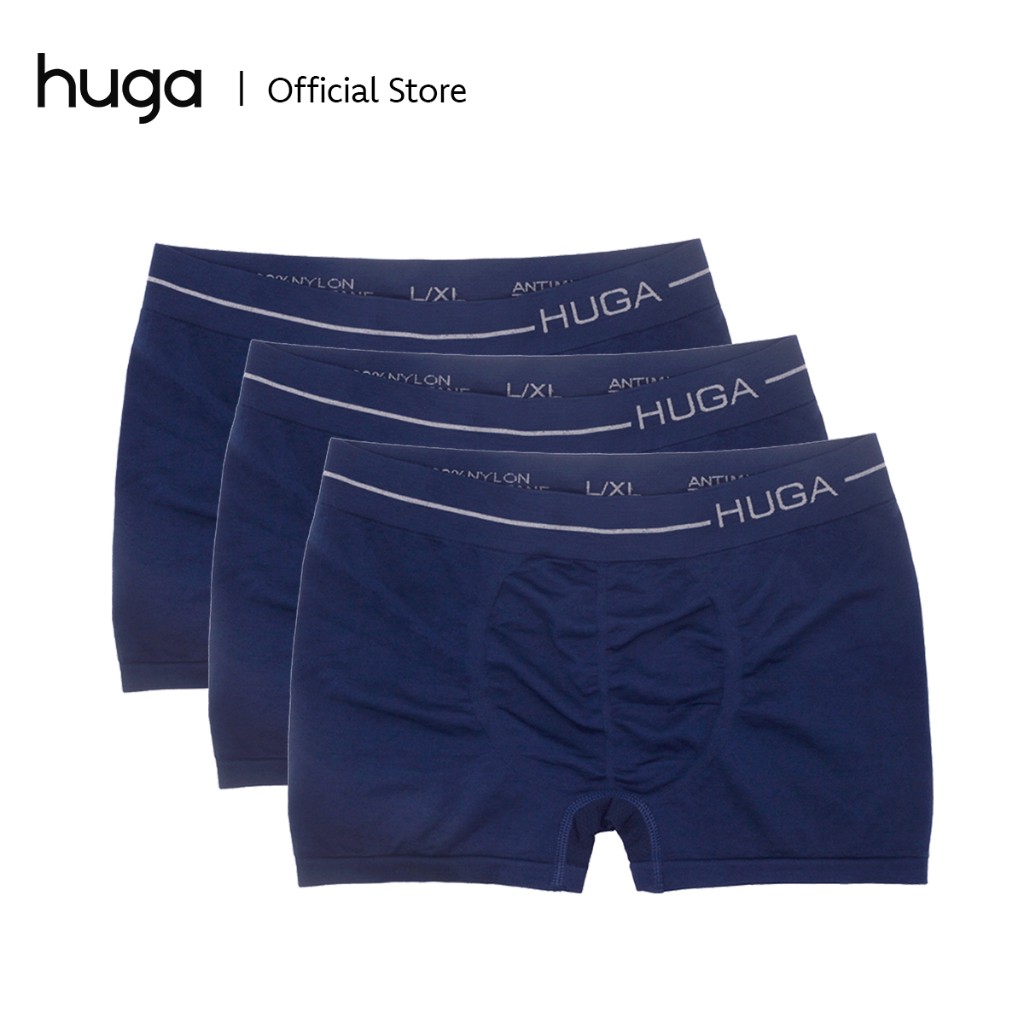 3 in 1 Pack Alpha Series Microfiber Mens Seamless Boxer Briefs with ...