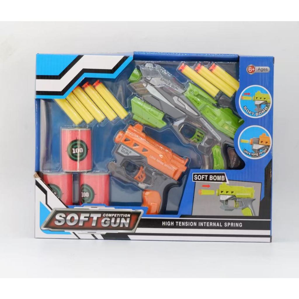Soft Gun Bullet Warrior Play Nerf Elite Disruptor Turbo Fury Buzz N ...