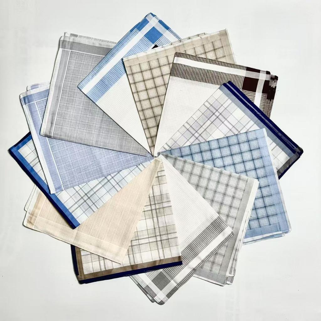 Acesh 12 Pcs Cotton Men's Handkerchief Panyo Fashion Style | Shopee ...