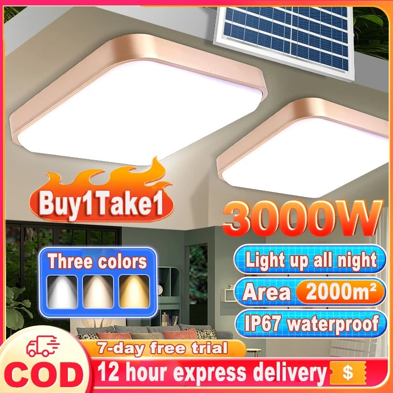 Solar Light Indoor Light 3500W Solar Ceiling Light Solar Light Outdoor ...