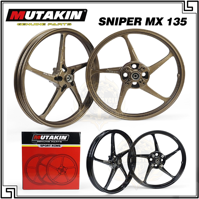 MUTAKIN Mags Sniper135 5S MX135 Front Disc Brake1.4*17 4 Holes Rear ...