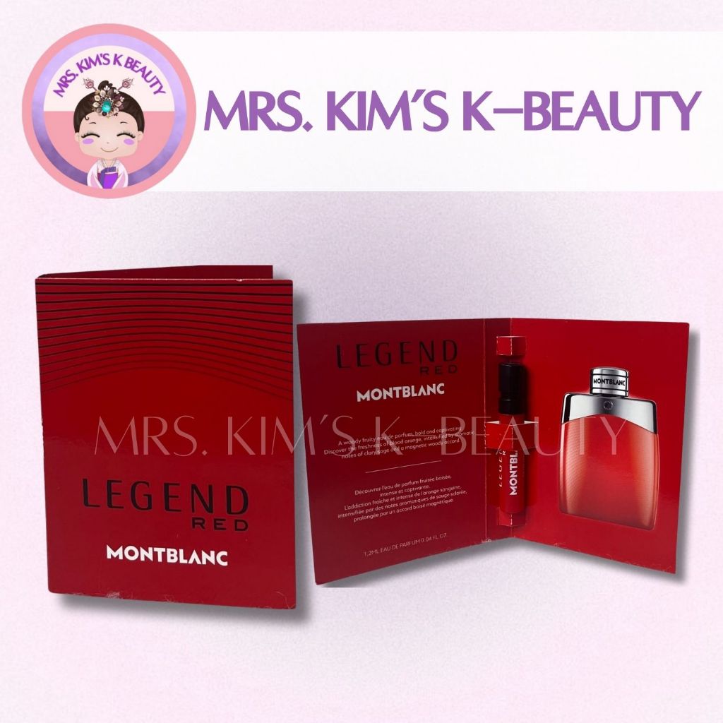 MONTBLANC - VIAL - LEGEND RED - EDP - 1.2ML | Shopee Philippines