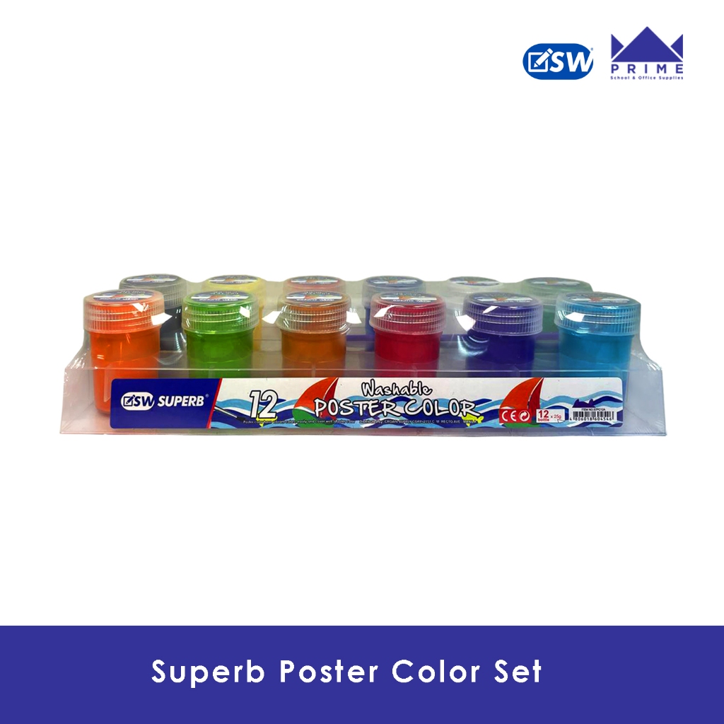 Superb Poster Color Set | Shopee Philippines