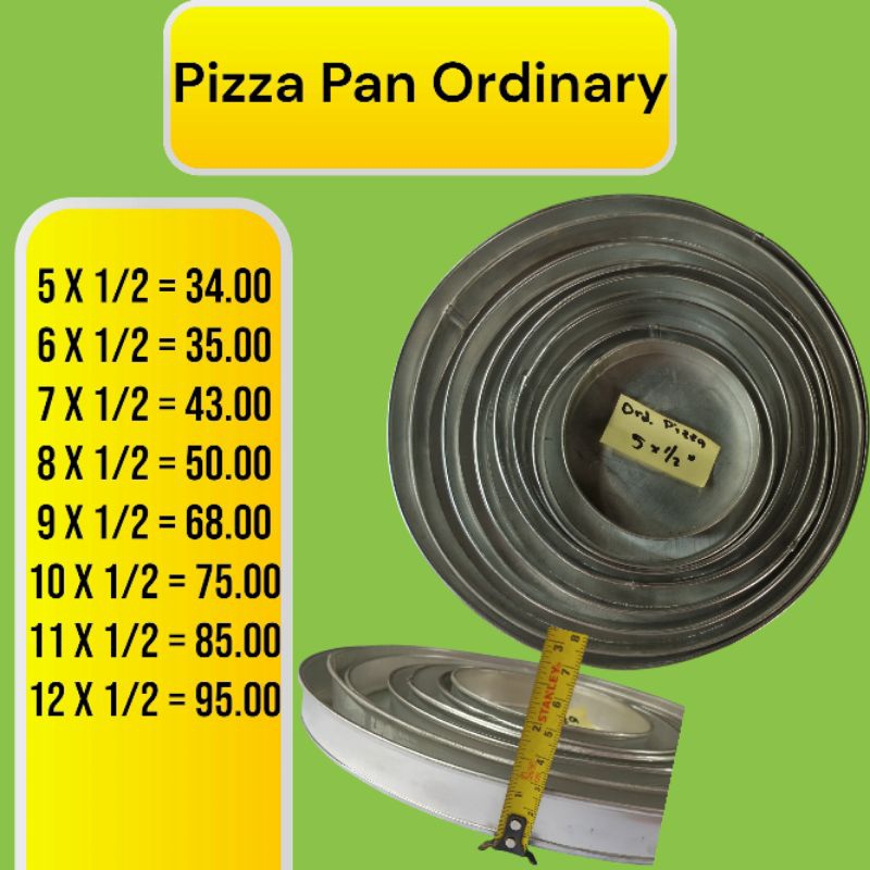 Pizza Pan Ordinary 1/2 height | Shopee Philippines