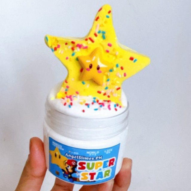 Super Star Mario DIY Clay Slime Toy for Kids Sensory Play | Shopee ...