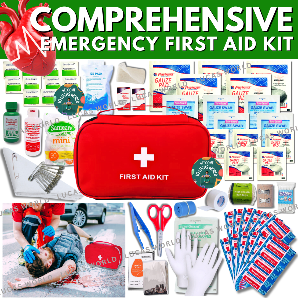 COMPREHENSIVE FIRST AID KIT, EARTHQUAKE TYPHOON PREPAREDNESS KIT ...