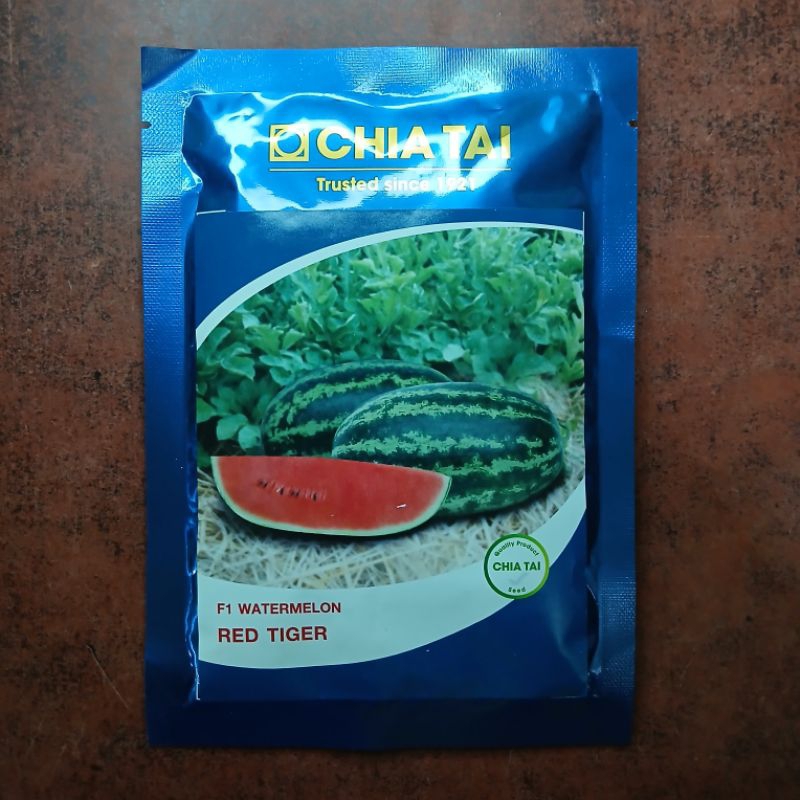 RED TIGER F1 (50 GRAMS) HYBRID WATERMELON / PAKWAN BY CHIA TAI | Shopee ...