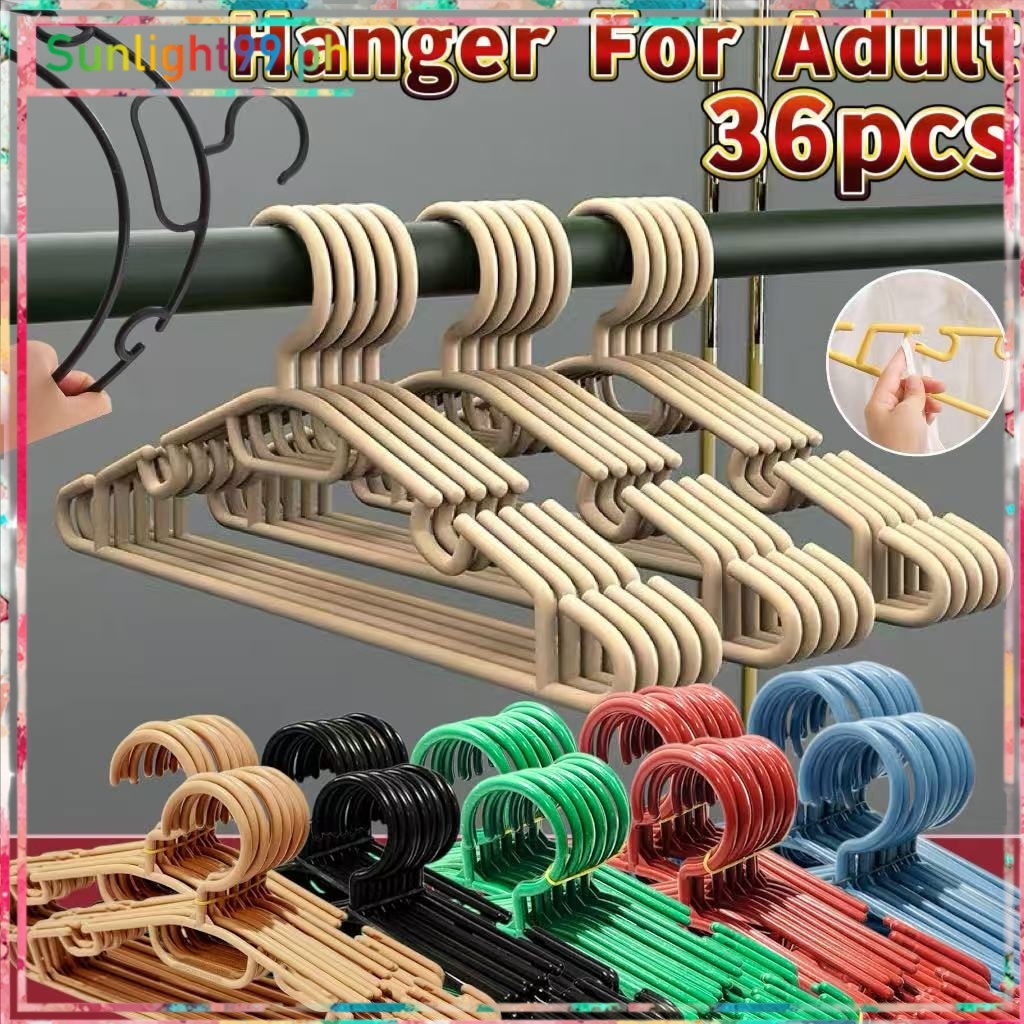 36pcs big hanger for adult clothes plastic hanger 3 dozen for 100 ...