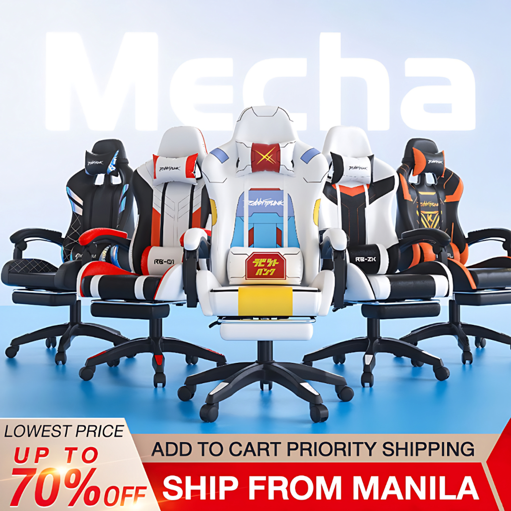 BAIERDI Gaming chair Mecha Upgraded quality reclining feature comes ...
