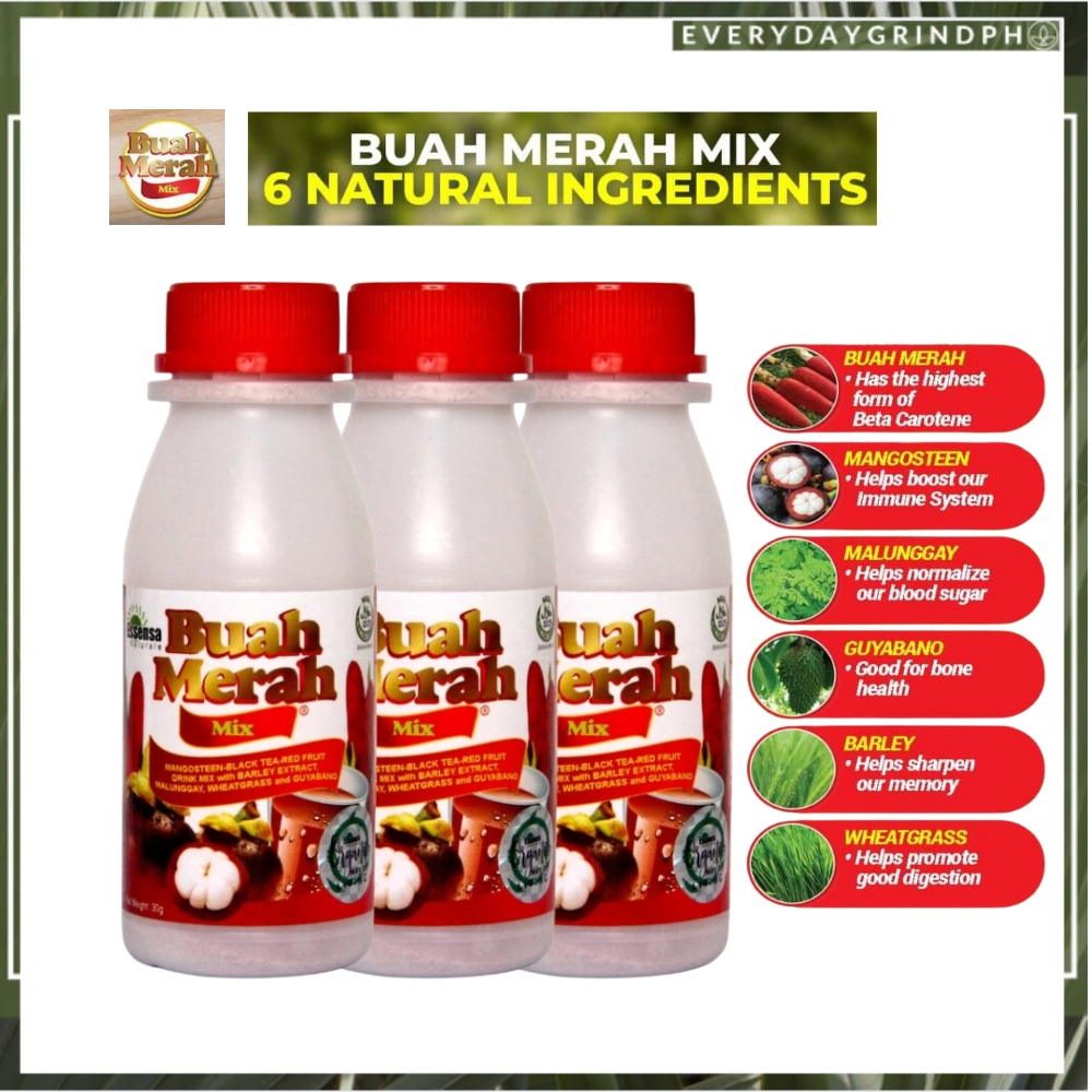 Authentic BUAH MERAH MIX Essensa Naturale Original Powder Juice Drink ...