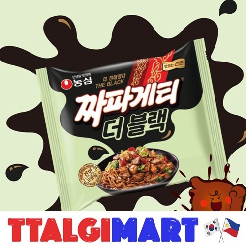 NONGSHIM JJAPAGHETTI THE (BLACK) 116G TTALGIMART | Shopee Philippines