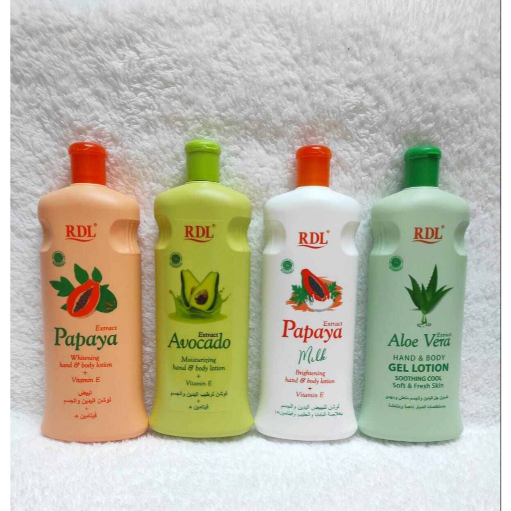 RDL Papaya Whitening Lotion + Vitamin E 600ML per piece | Shopee ...