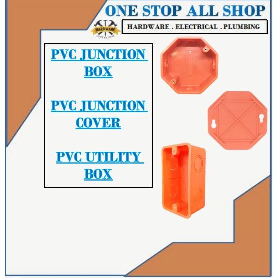 PVC ORANGE JUNCTION BOX / COVER / PVC UTILITY BOX FOR ELECTRICAL ...