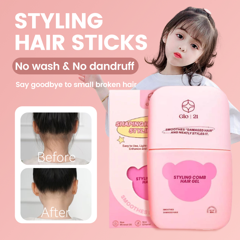 GLO21 SHAPING HAIR GEL WITH STYLING COMB 80ML- Suitable for men, women ...