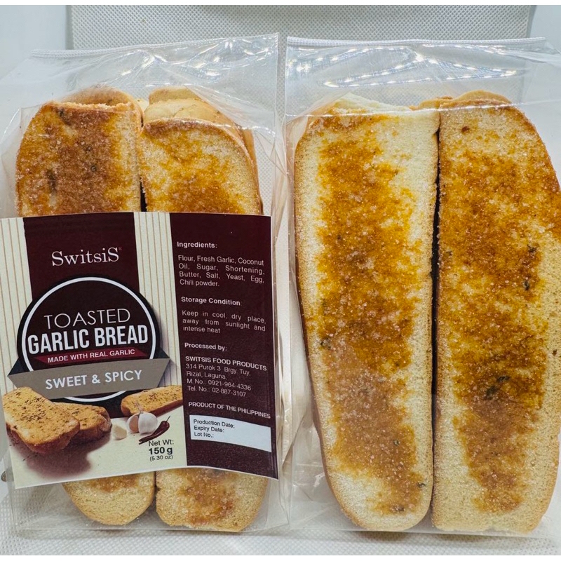 Toasted Garlic Bread ( Sweet and Spicy) | Shopee Philippines