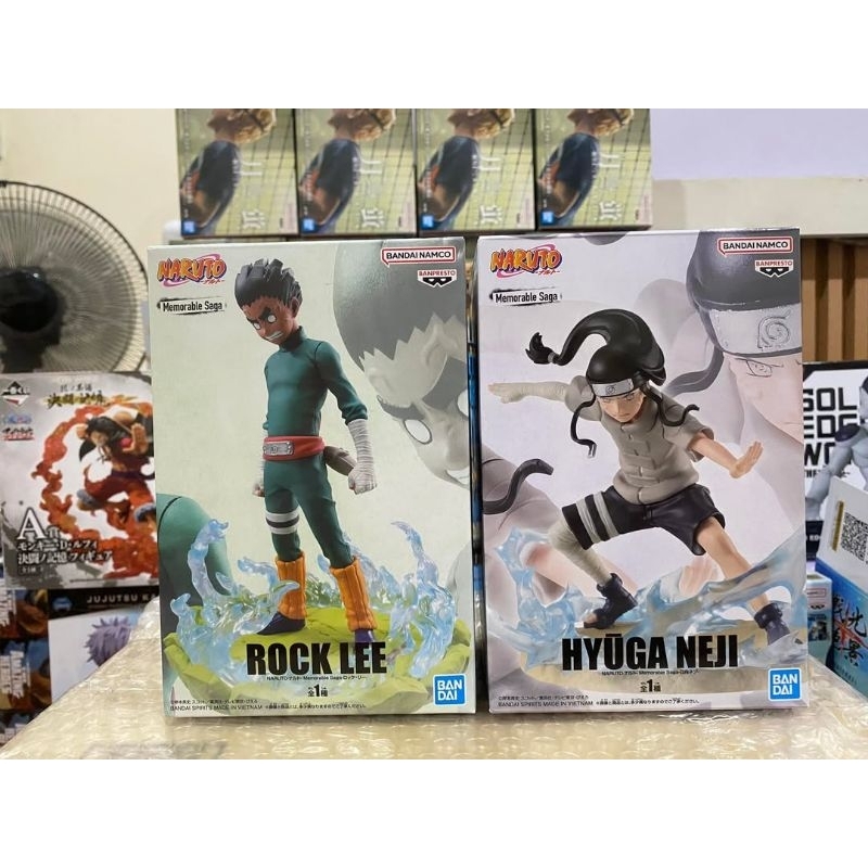 naruto memorable saga rock lee hyuga neji figure | Shopee Philippines