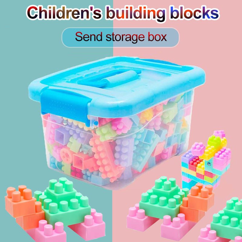 Kids Building Block Toy 128/256/384pcs Diy Creative Puzzle Toys ...