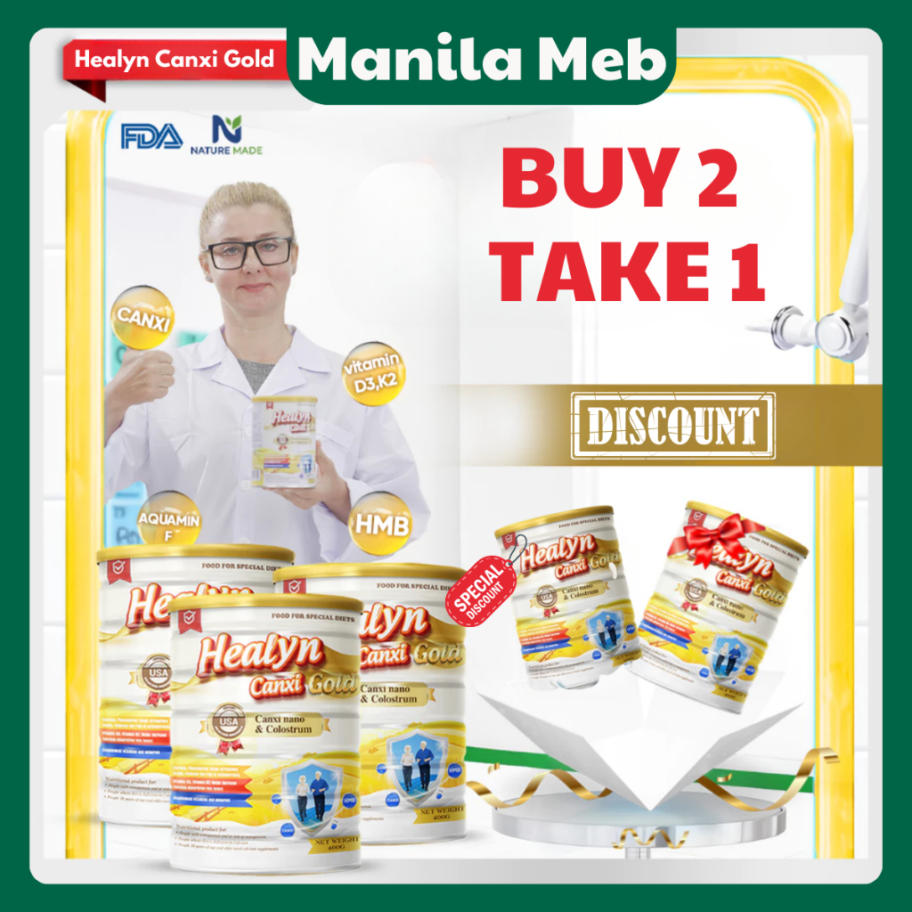 Healyn Canxi Gold 400g, Colostrum Prevents osteoporosis, improves ...