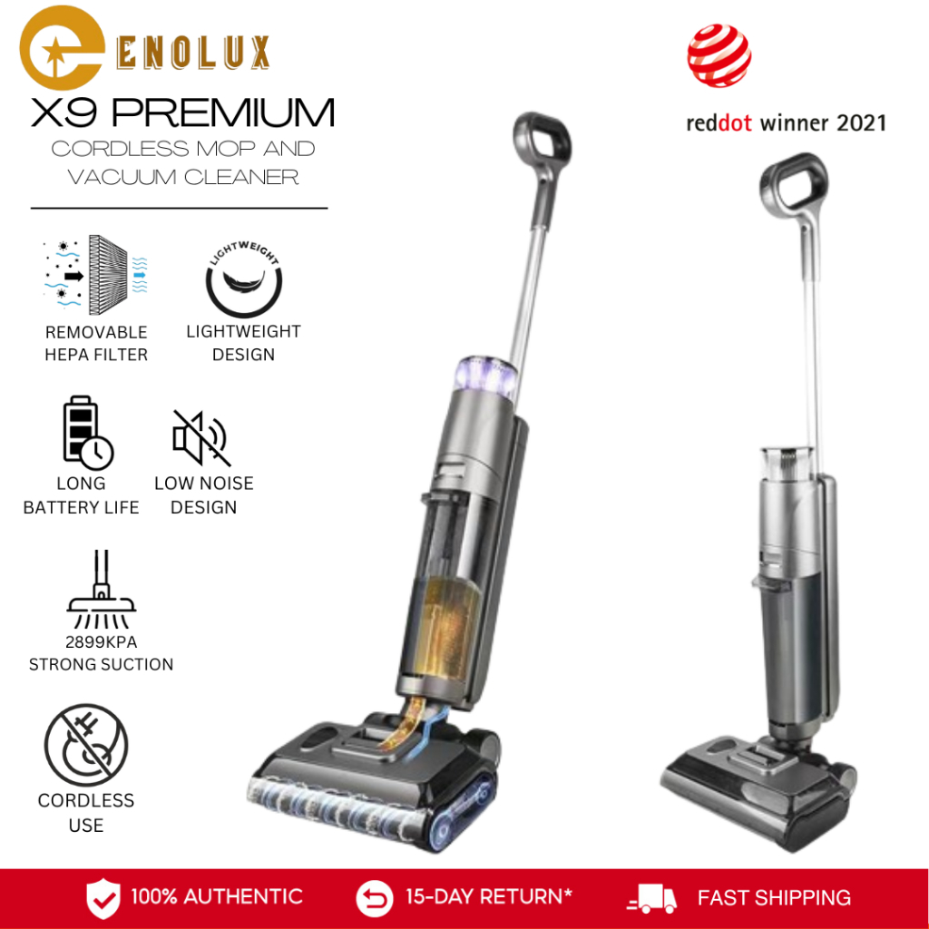 Enolux X9 Premium Cordless Wet And Dry Mop Vacuum Cleaner | Shopee ...