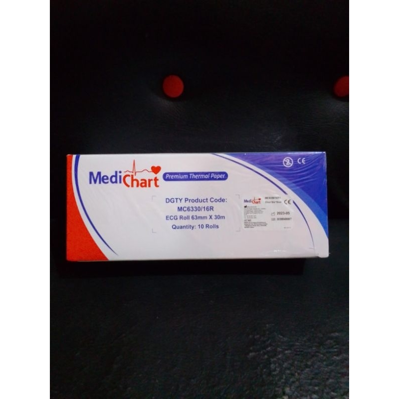 Medichart Ecg 63mm 30mm Thermal Paper 10 Roll Per Box Shopee Philippines
