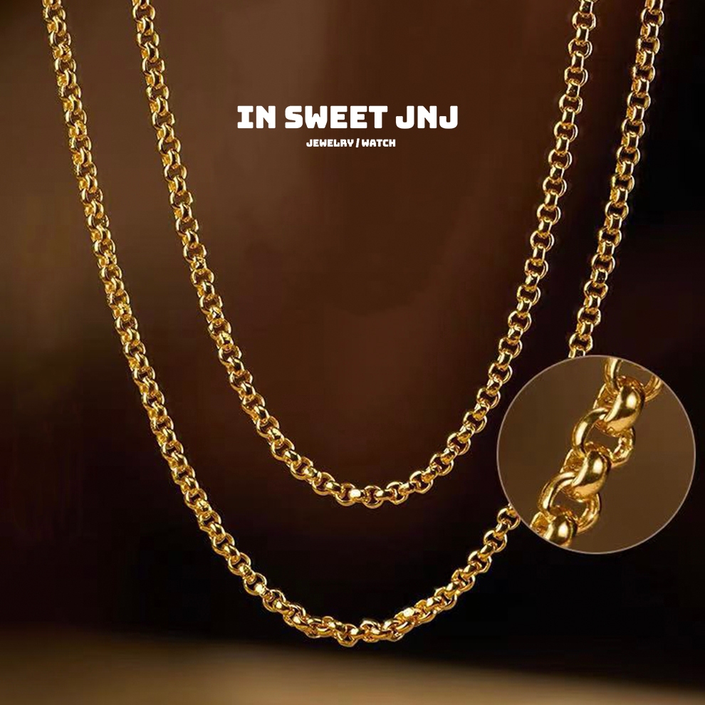 JNJ Luxury Rope Tauco Chain Stainless Steel Necklace For Women Men ...