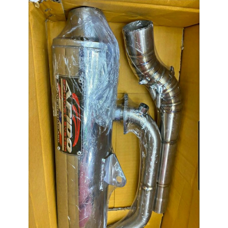 APIDO PIPE CHROME for XRM125/RAIDER150 carb/RAIDER 150 FI | Shopee ...