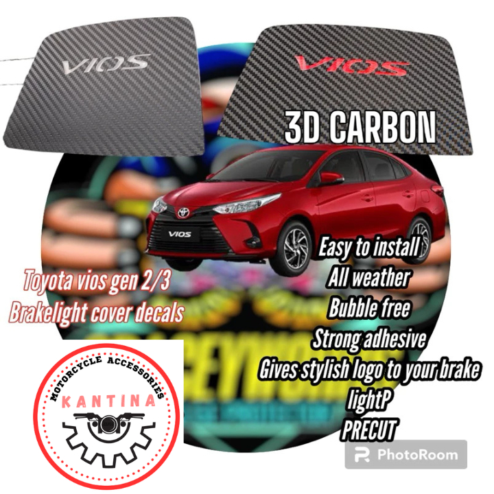 TOYOTA VIOS 3rd brakelight cover decals | Shopee Philippines