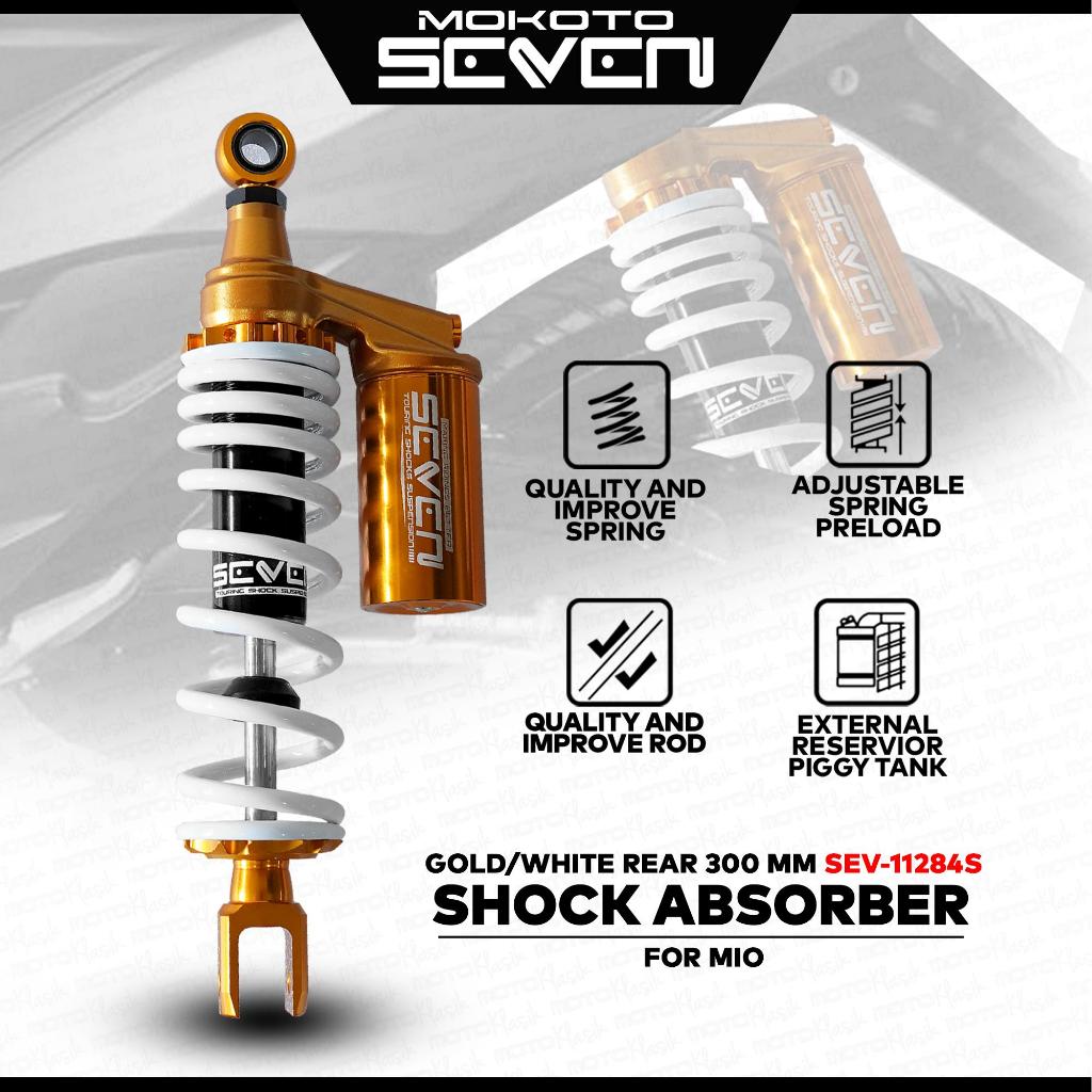 MOKOTO SEVEN SERIES REAR SHOCK ABSORBER FOR YAMAHA MIO 300MM HIGH ...