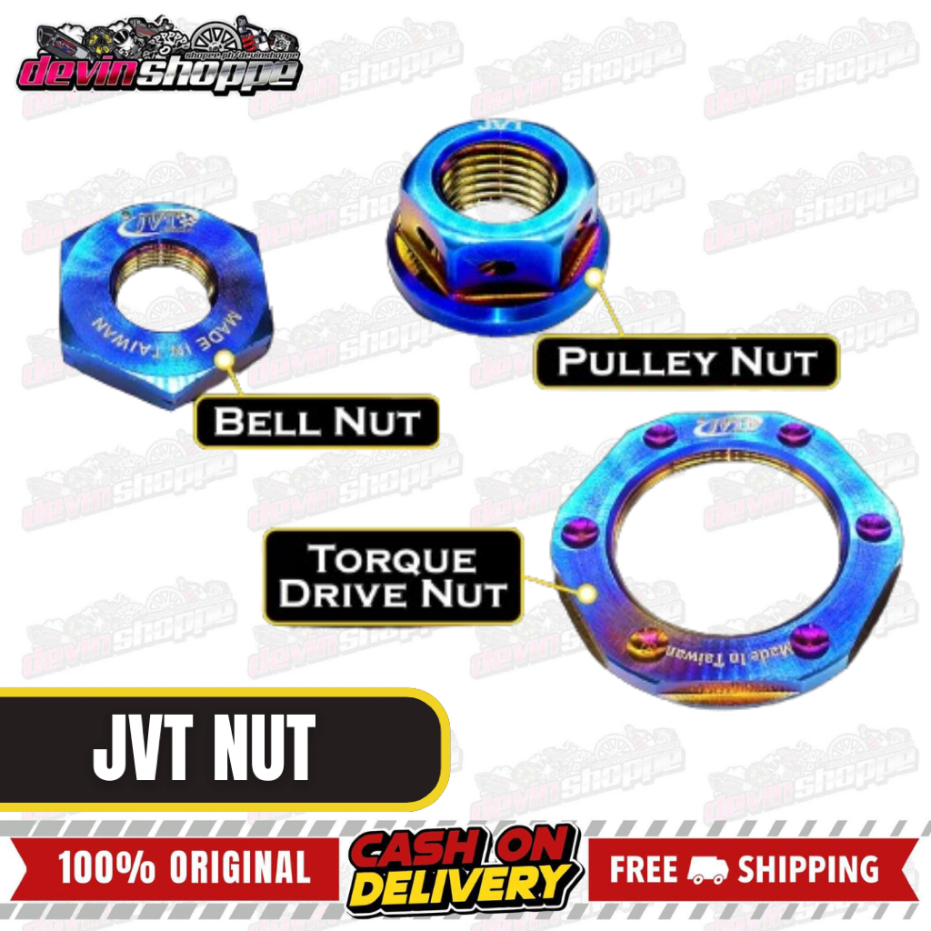 JVT NUT KNUT PULLEY BELL TORQUE DRIVE FOR MIO M3 NMAX AEROX | Shopee ...