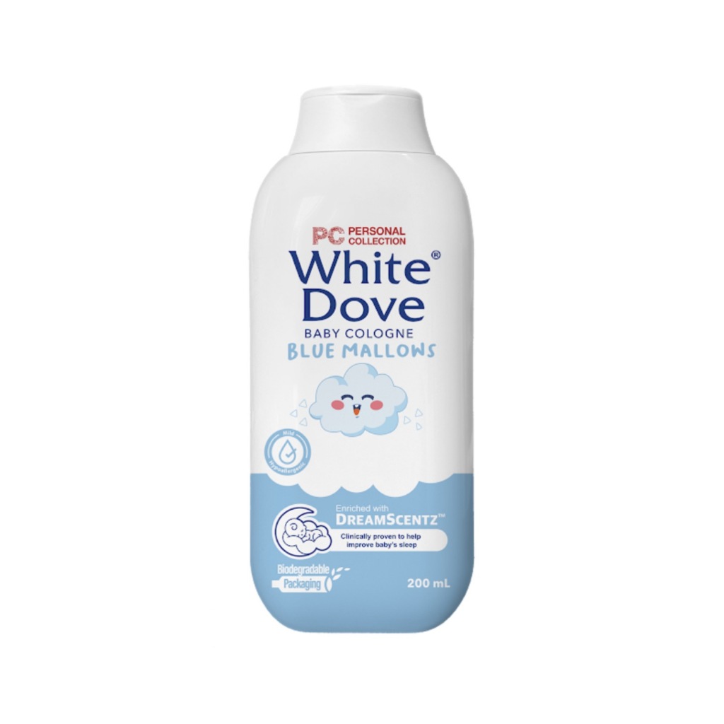 White Dove Baby Cologne Blue Mallows 200mL | Shopee Philippines