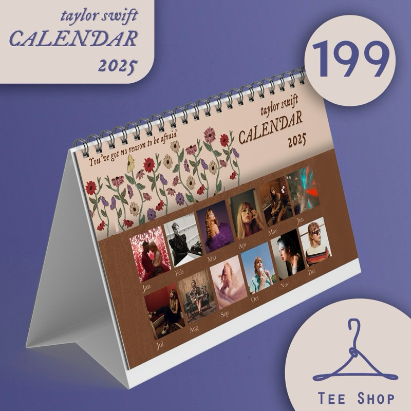 Taylor Swift 2025 table flip Calendar A5 | Shopee Philippines