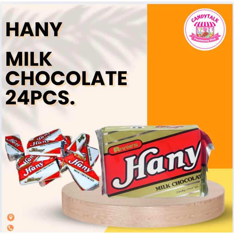 HANY Milk Chocolate 24pcs. | Shopee Philippines