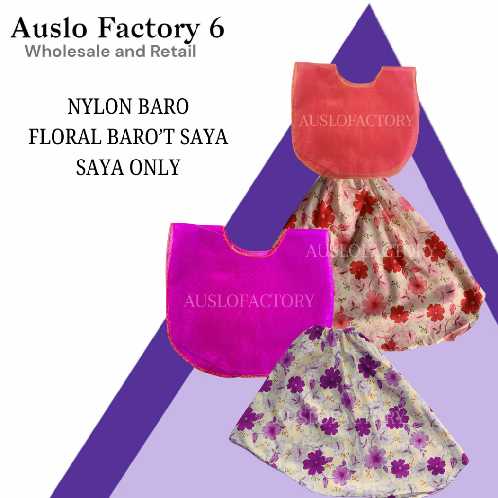 New Filipino Traditional Attire Filipiniana Floral Baro At Saya For ...