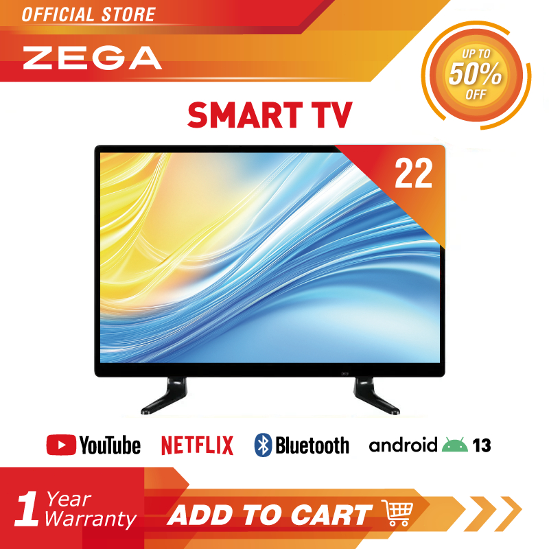 ZEGA Smart TV 22/24/26 inch FHD Smart Android TV with WIFI / Netflix ...