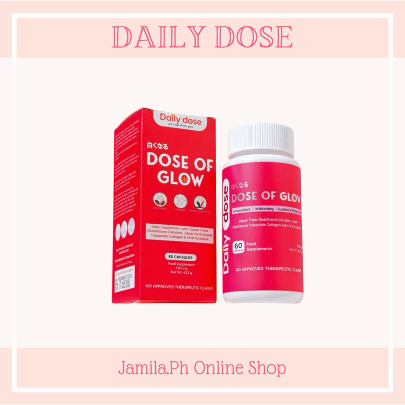 DAILY DOSE - Dose of Glow 60 capsules | Shopee Philippines