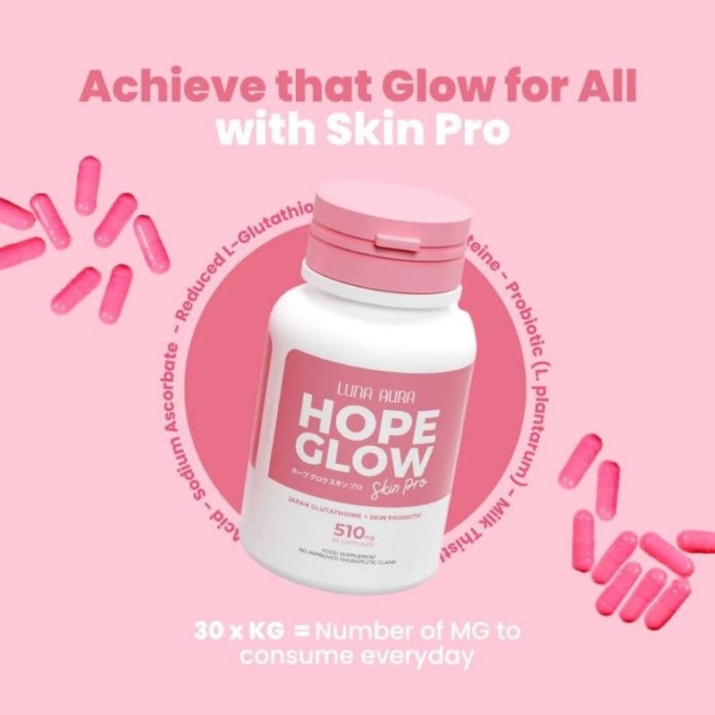 Hope Glow Skin Pro By Luna Aura | Shopee Philippines