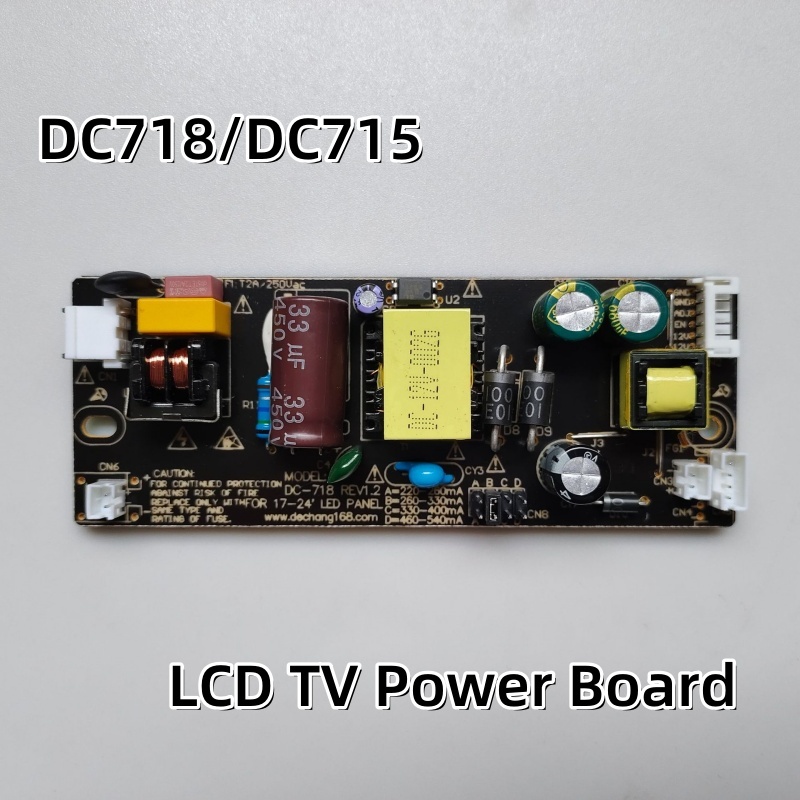 Universal The New Small LCD TV Power Board DC-718 DC715 Outputs 12V3A ...