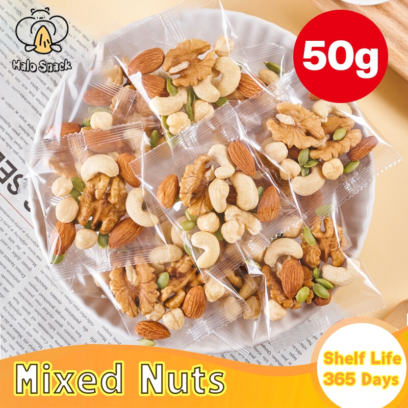 Daily Snacks Trail Mix Nuts and Dried Fruits-Refill Pack 50g | Shopee ...