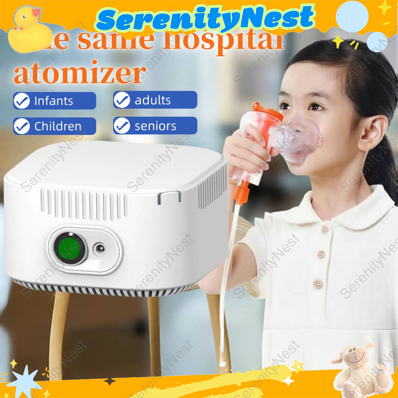 SerenityNest Nebulizer Rechargeable Portable Machine for Asthma Quiet ...