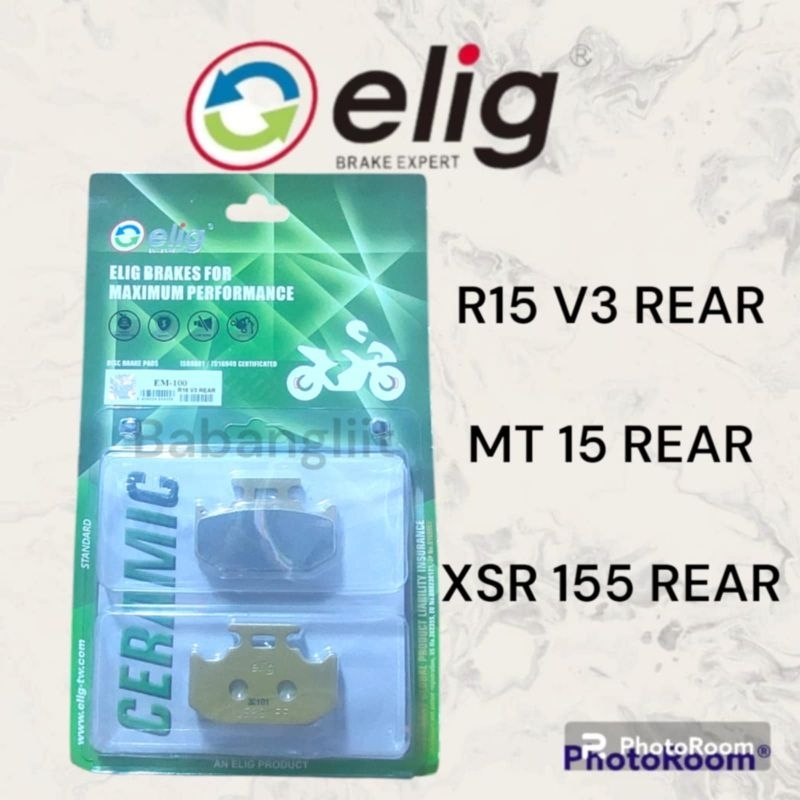 ELIG R15 V3, MT15, XSR 155 CERAMIC BRAKE PADS | Shopee Philippines