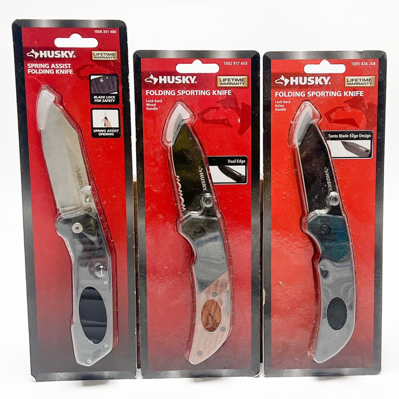 Husky Stainless Steel Fine Edge or Serrated Edge | Shopee Philippines