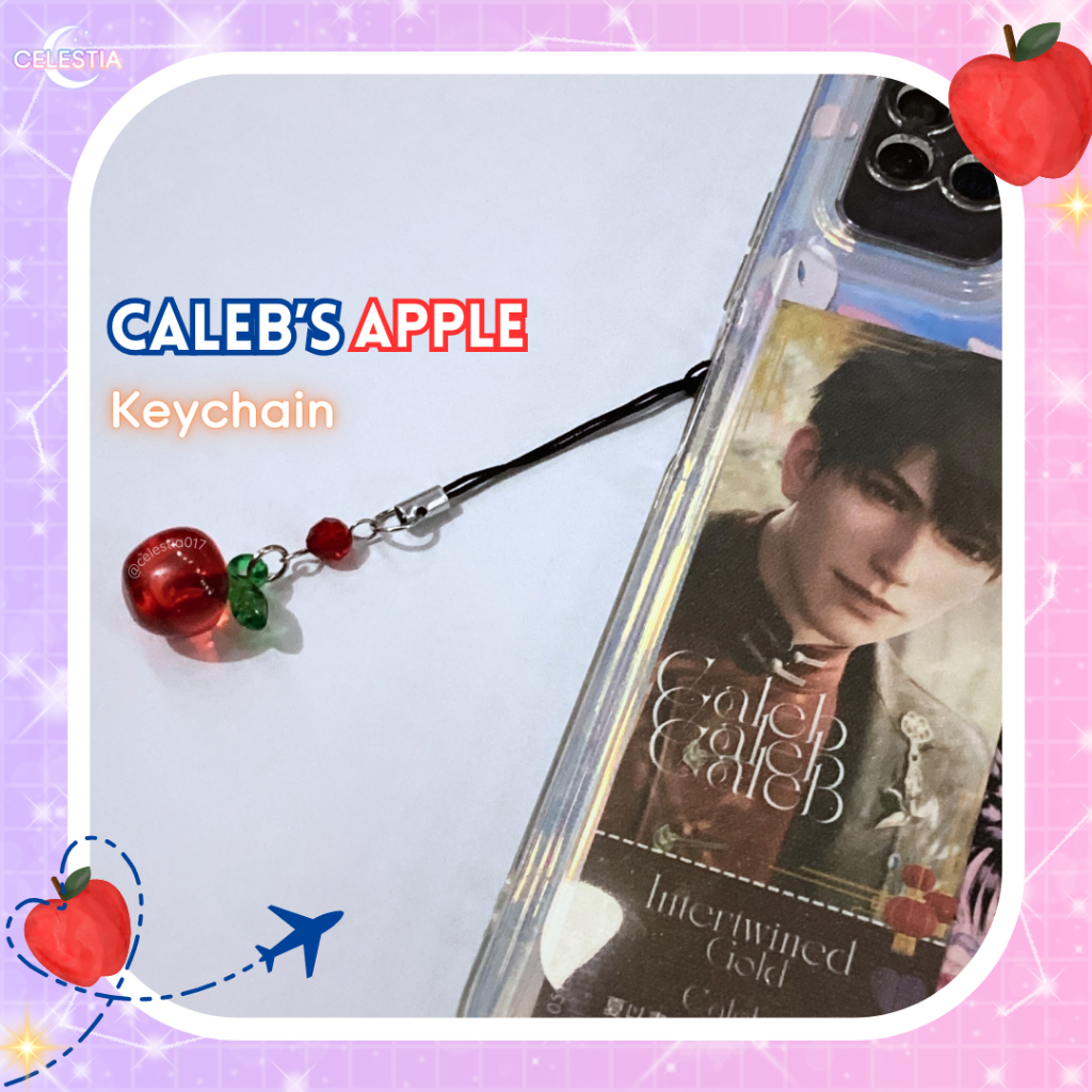Love and Deepspace Caleb's apple keychain | Shopee Philippines