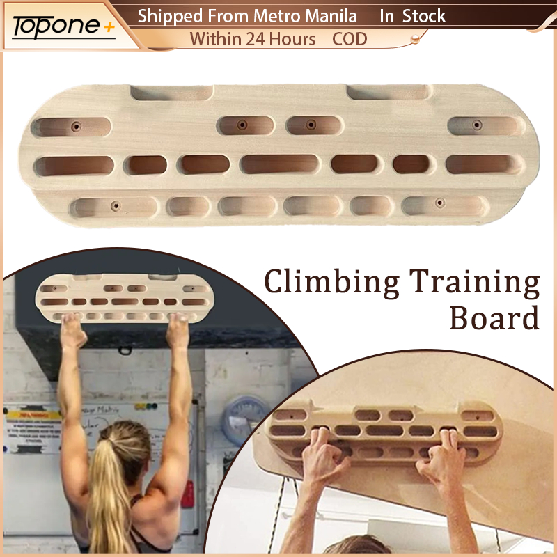 Wooden Climbing Training Board Finger Grip Strength Training Board With ...