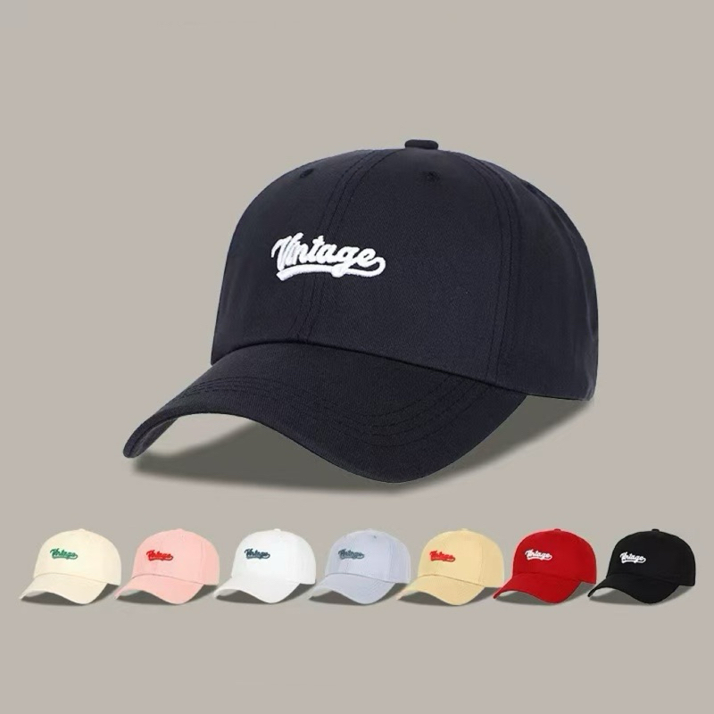 RAINBOWCO Vintage Korean Baseball Cap Unisex Fashion Cap For Men And ...