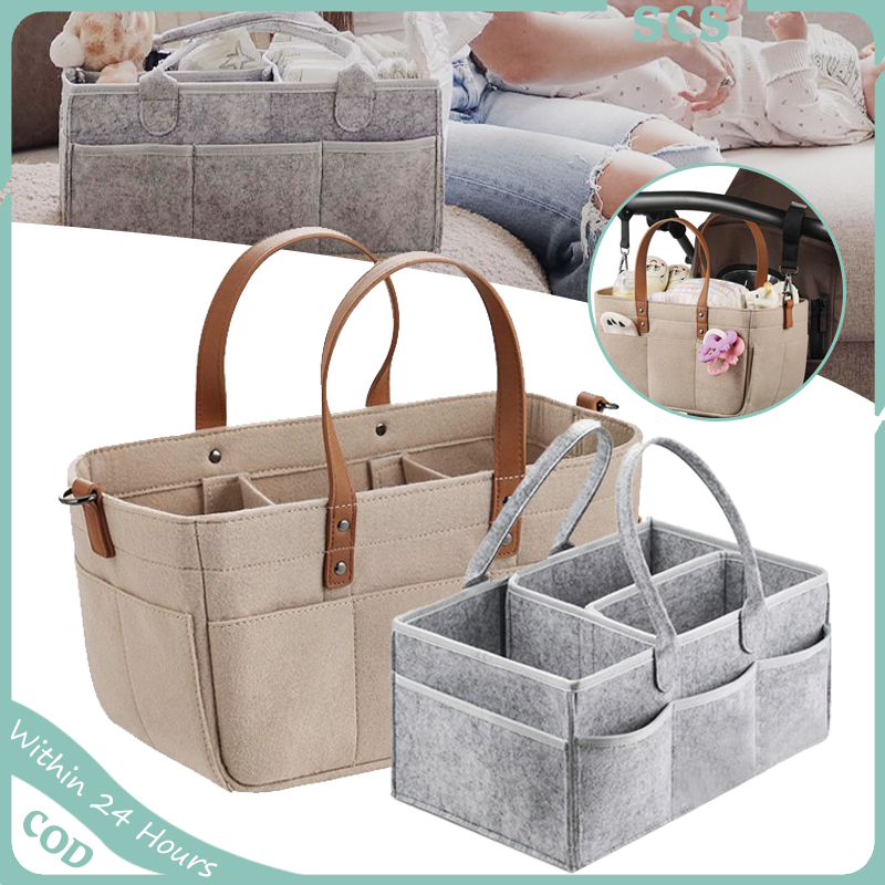 Diaper Caddy Organizer - Portable Baby Caddy Organizer with Handle ...