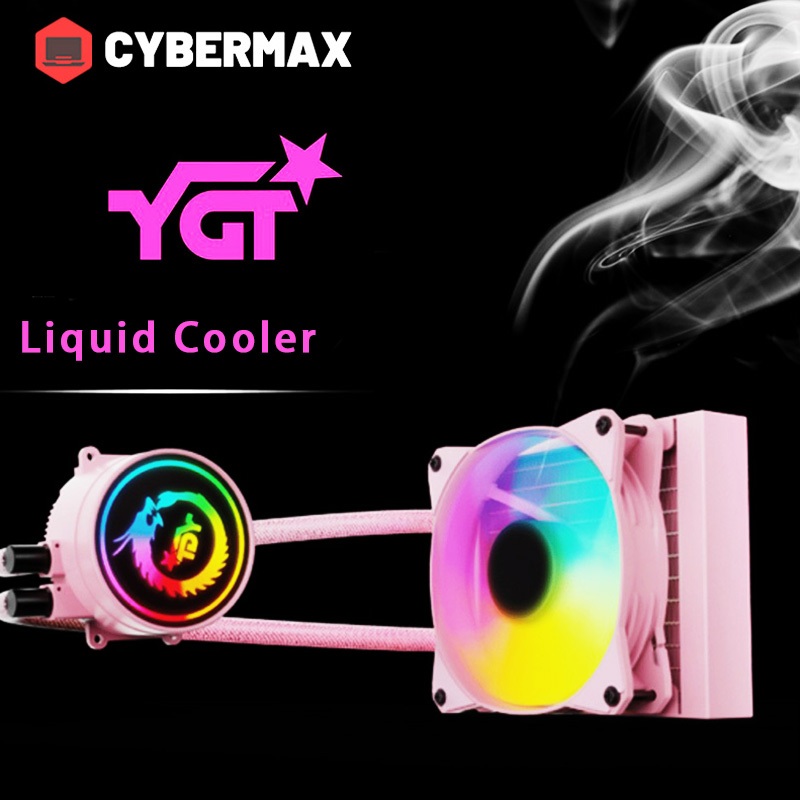 YGT DF-120 Liquid Cooler 3Pin Heatsink ARGB Liquid Cooling CPU Cooler For PC Desktop Computer ...